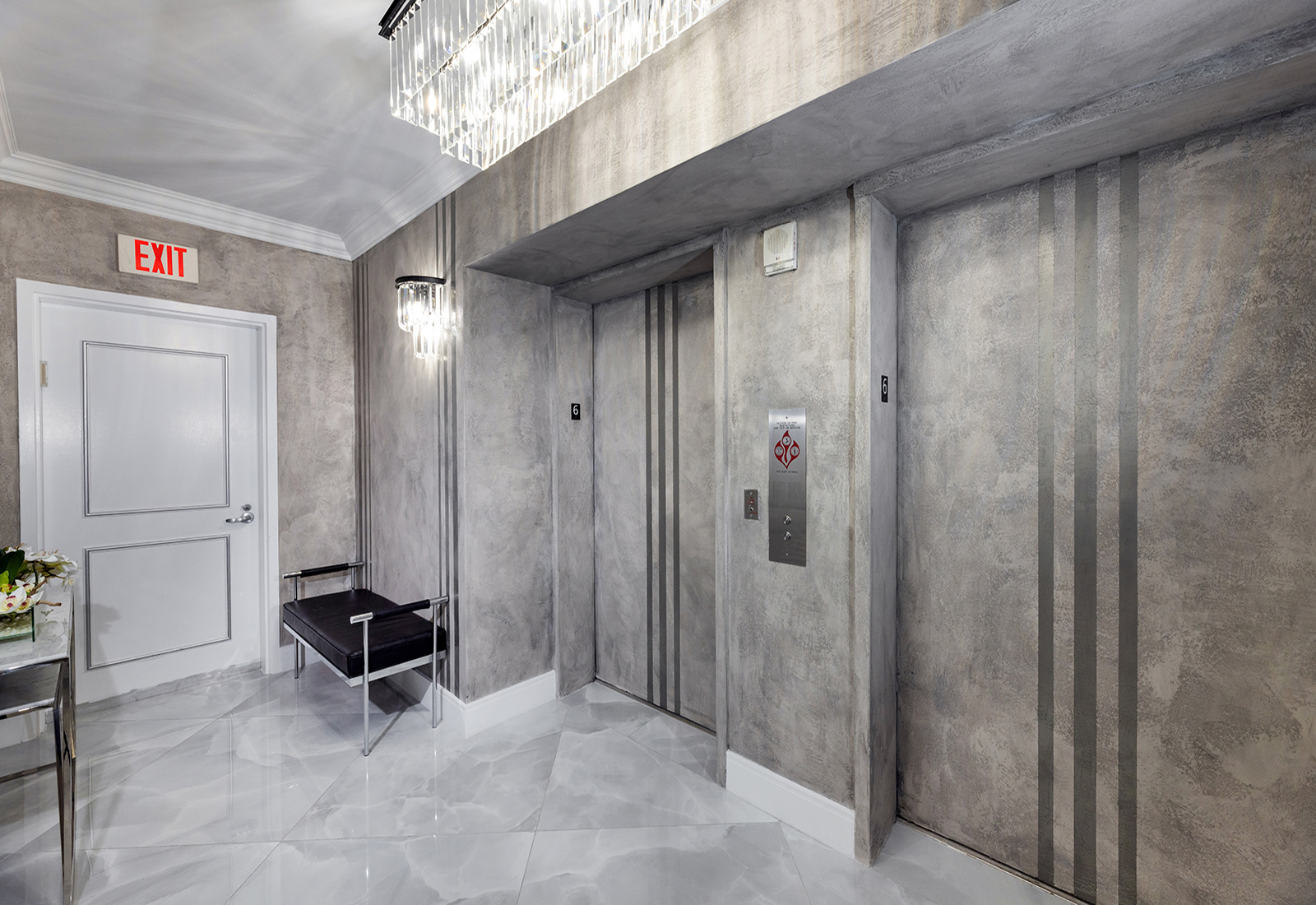 Modern Wall Textures & Metallic Finishes Design South Florida